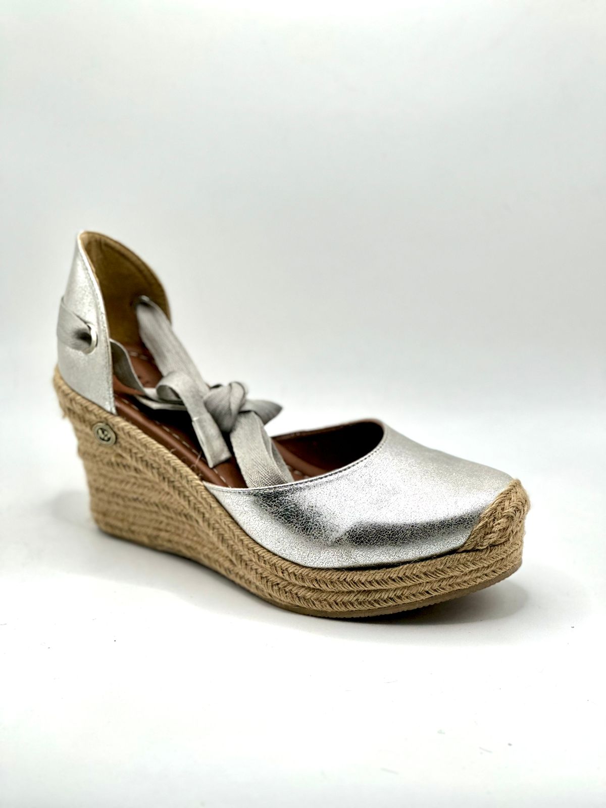 Misisipi Listón Plateado - Alpargata baja – michplas tienda